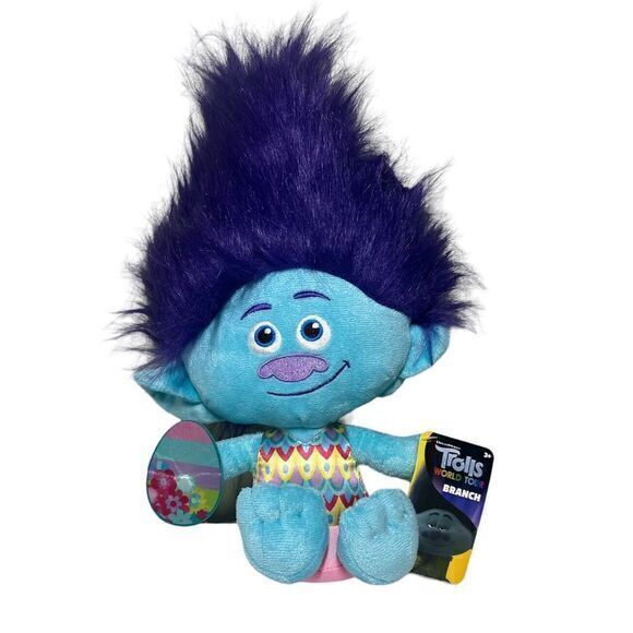 Dreamworks | Toys | Dreamworks Trolls World Tour Movie Branch Plush ...
